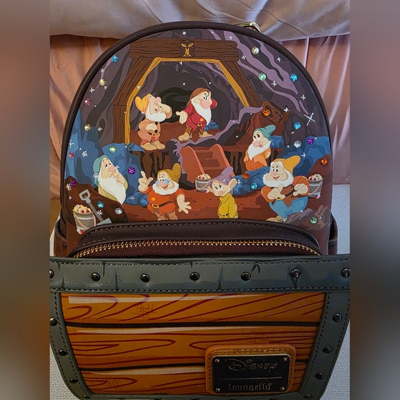 Loungefly | Bags | Loungefly Seven Dwarfs Backpack Multicolor | Poshmark